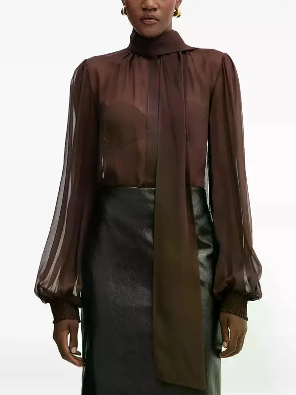 Retrofete High-neck Long-sleeve Top