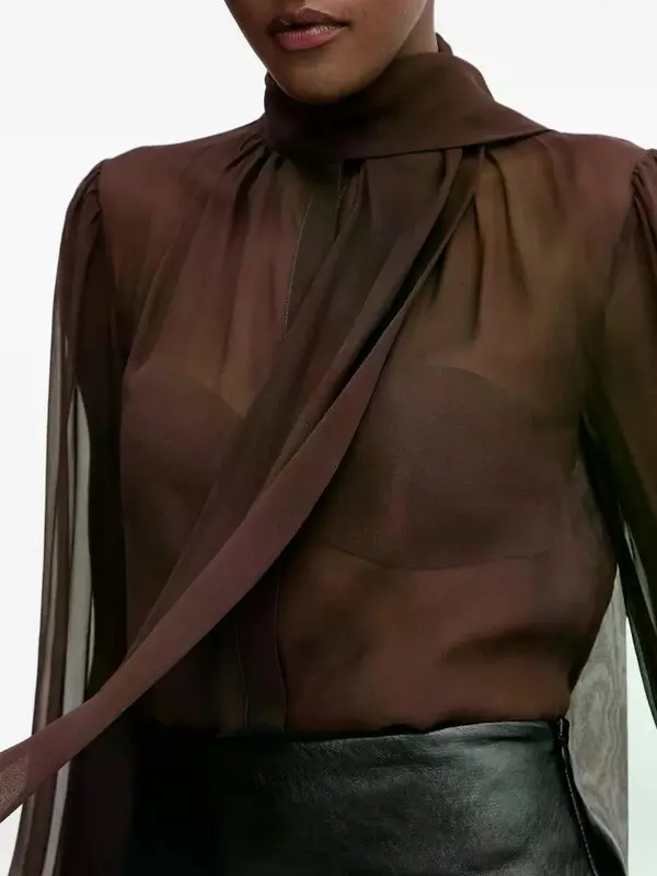 Retrofete High-neck Long-sleeve Top