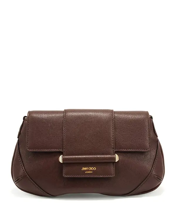 JIMMY CHOO Bar Mini Leather Shoulder Bag