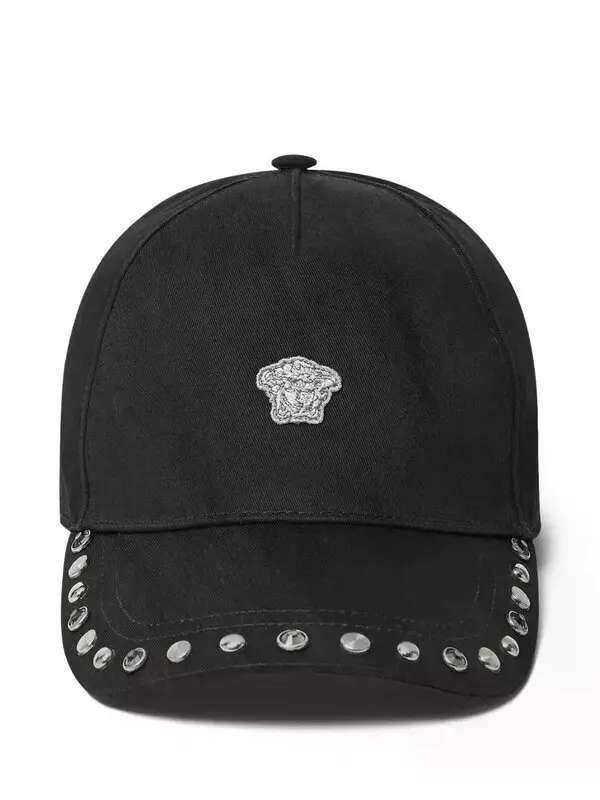 Versace Cotton Baseball Cap - Black