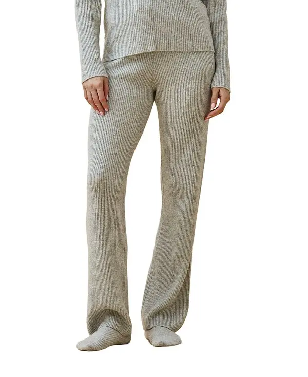 KIP Merino Cashmere Lounge Pajamas - Dove Grey