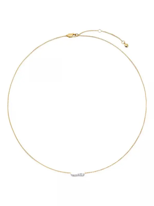 Monica Vinader Diamond-embellished Necklace - Gold