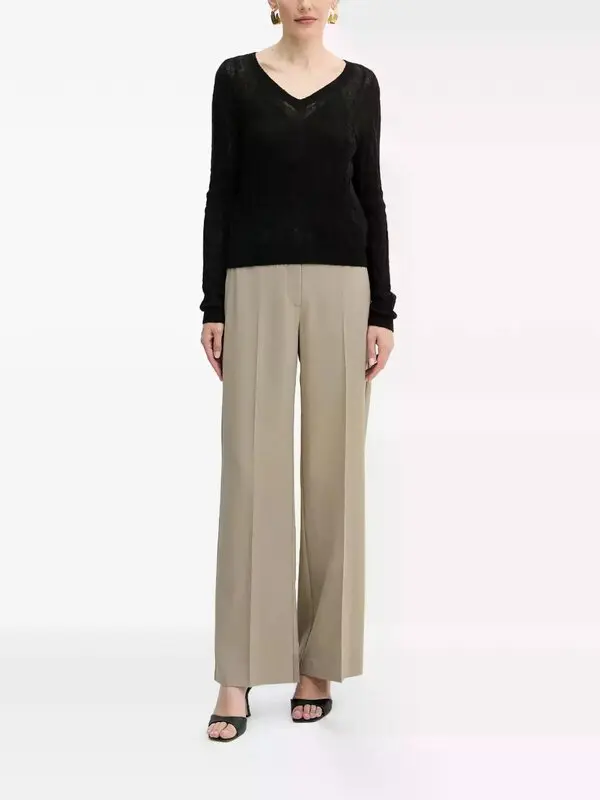 Guess V-neck Cable Knit Sweater