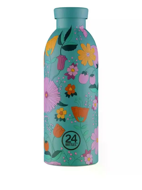 24BOTTLES Floral-print Bottle - Green