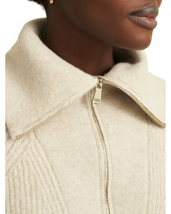 HOBBS LONDON Roll Neck Zip Sweater