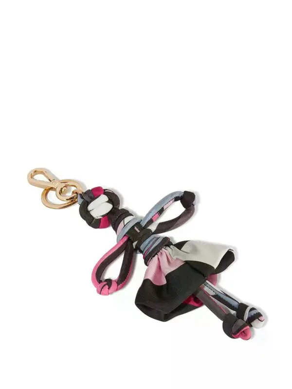 Emilio Pucci Iride-print Silk Keychain