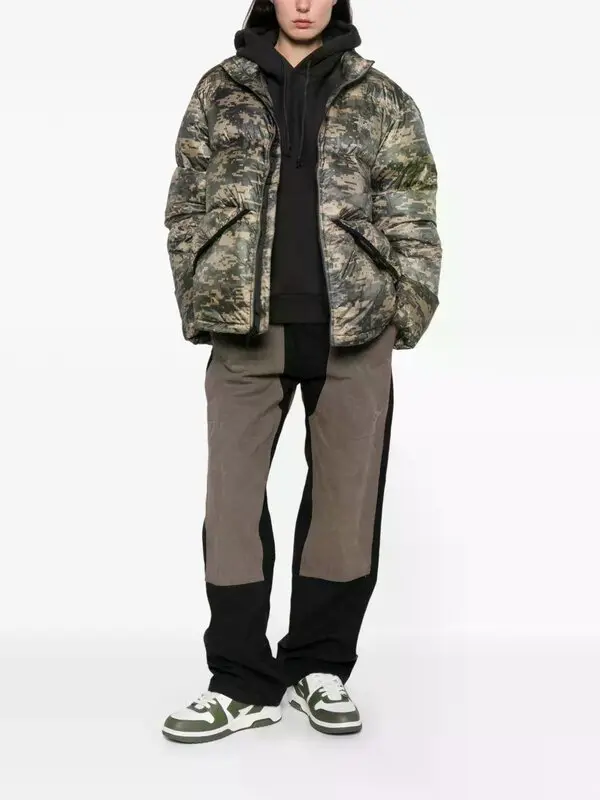 StÜssy Camouflage Zip Jacket - Green