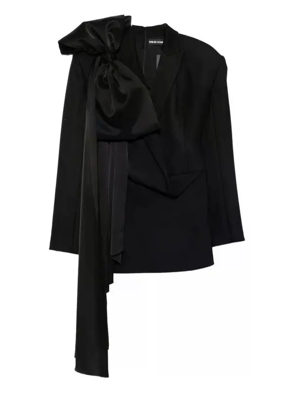 David Koma Bow Detail Mini Dress