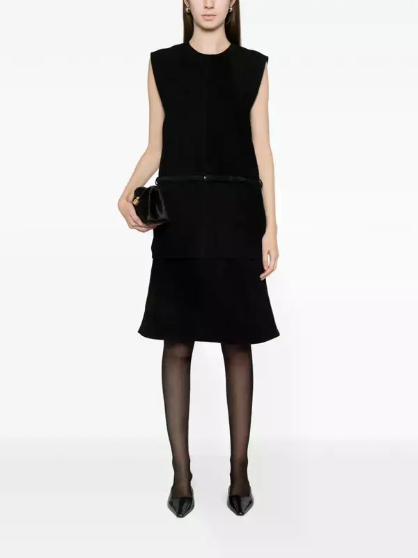 TOTEME Mini Suede Skirt - Black
