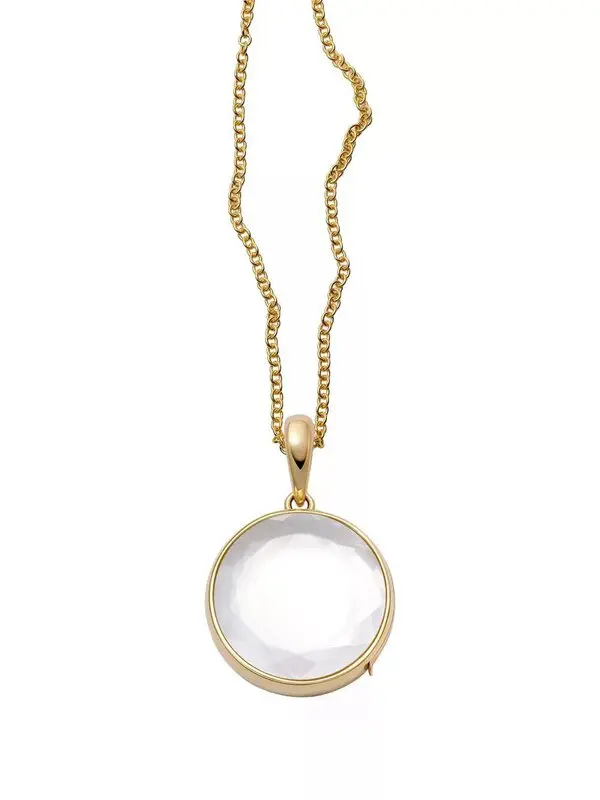 Loquet 18k Yellow Round Locket Necklace - Gold