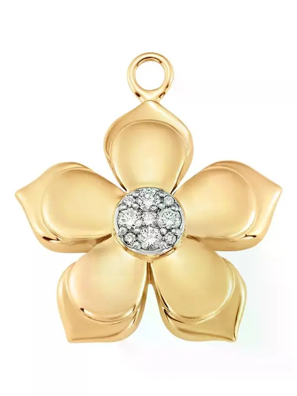 Sara Weinstock 18k Yellow Lierre Diamond Charm - Gold