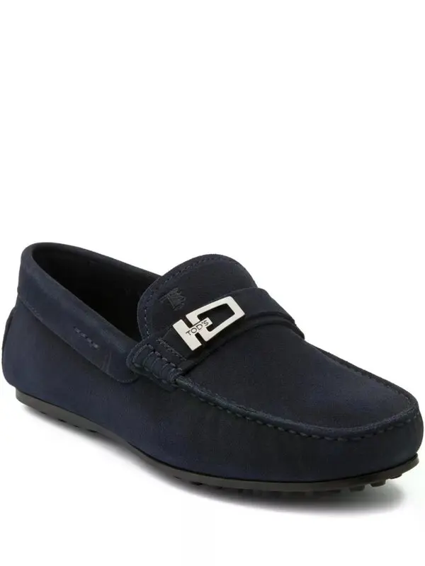 TOD'S Metal-detail Loafers - Blue