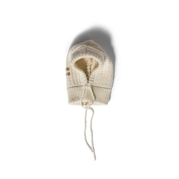 Miu Miu Wool Blend Hood - Natural