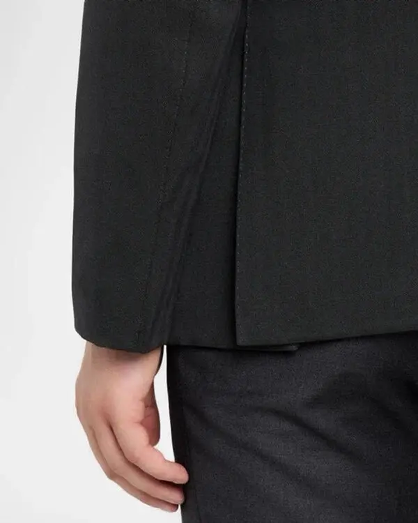 Boglioli Herringbone Wool Two-button Jacket