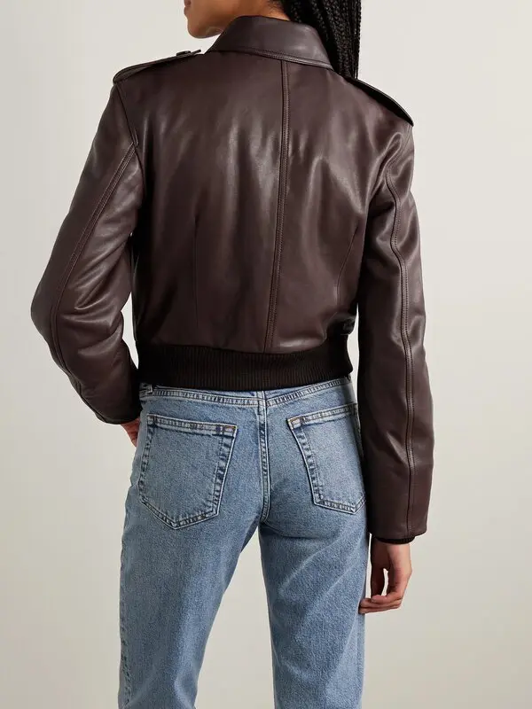 FRAME The Aviator Leather Jacket