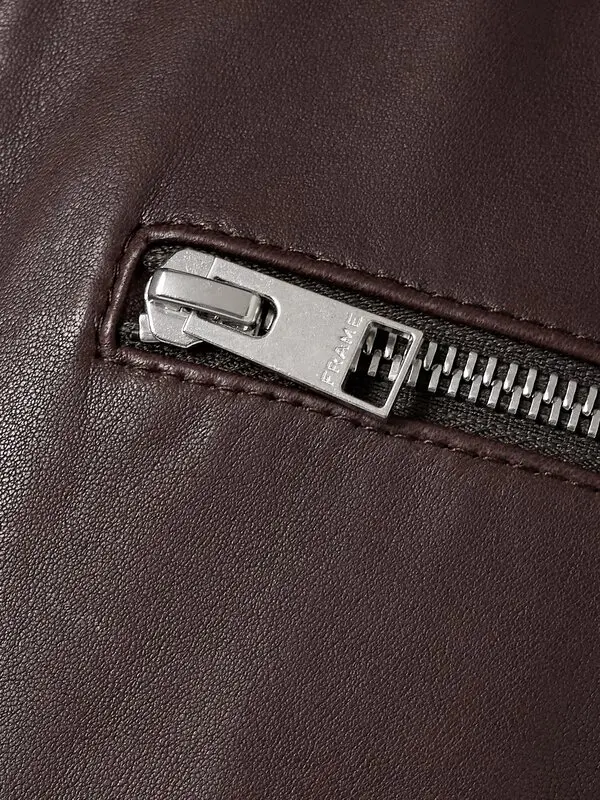 FRAME The Aviator Leather Jacket