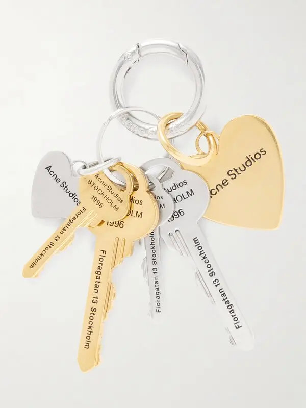 Acne Studios Keyring - Silver