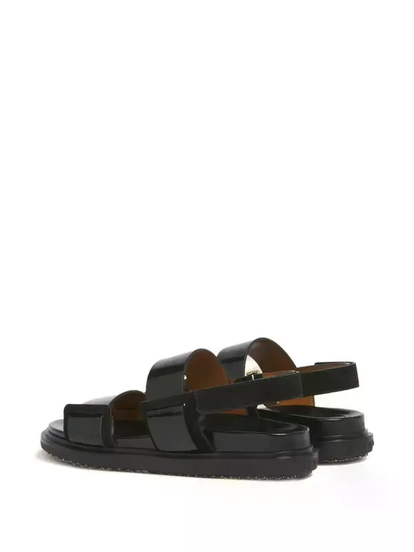 Marni Fussbett Double-strap Sandals - Black