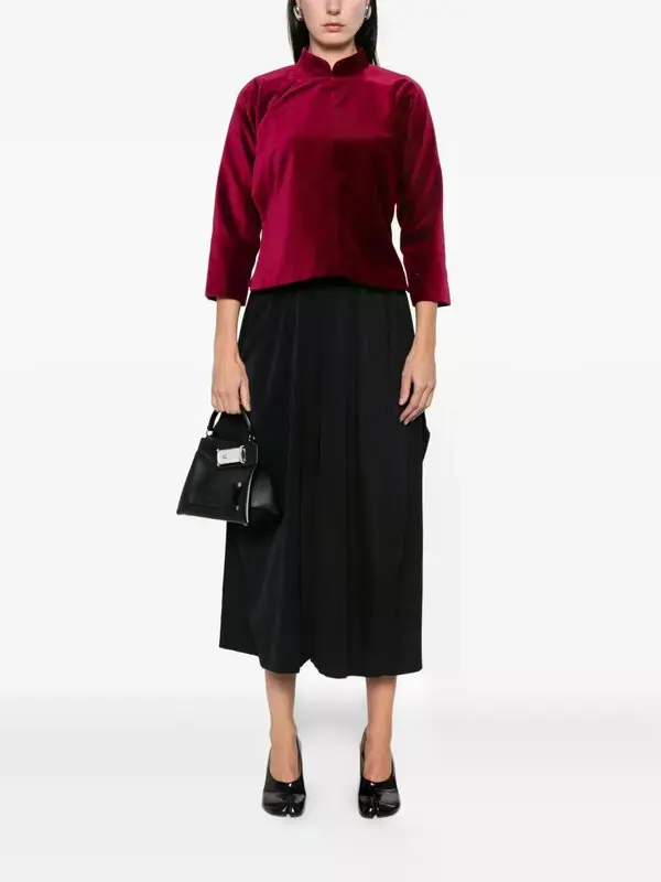 Comme Des Garçons Stand Collar Blouse