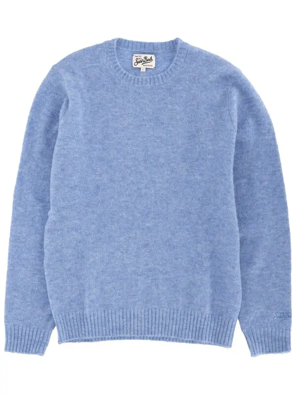 MC2 SAINT BARTH Wool Crewneck Sweater - Azure