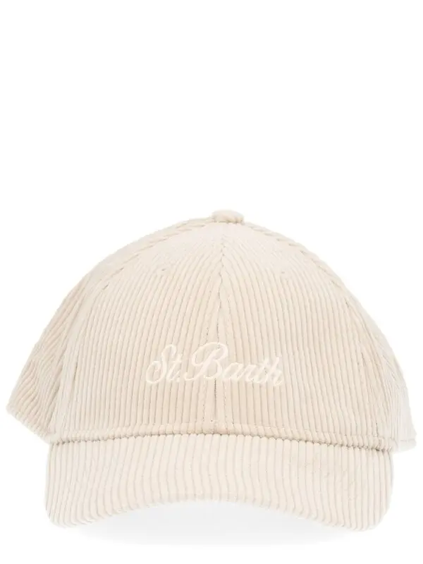 MC2 SAINT BARTH Corduroy Baseball Cap - Beige