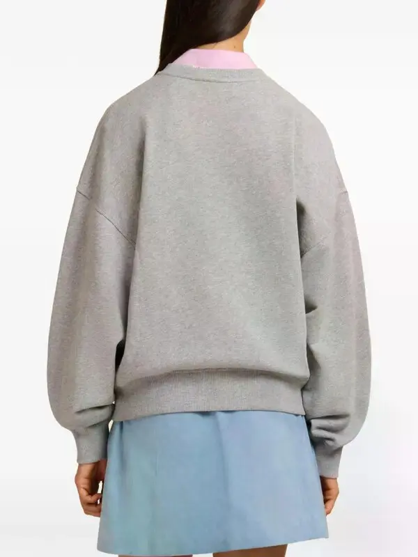 Marni Floral Print Ribbed Sweatshirt