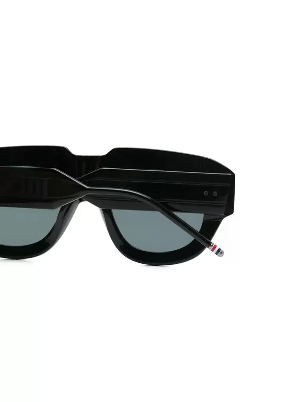 Thom Browne Round-frame Sunglasses - Black
