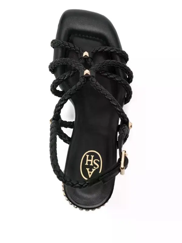 Ash 60mm Braided Block Heel Sandals