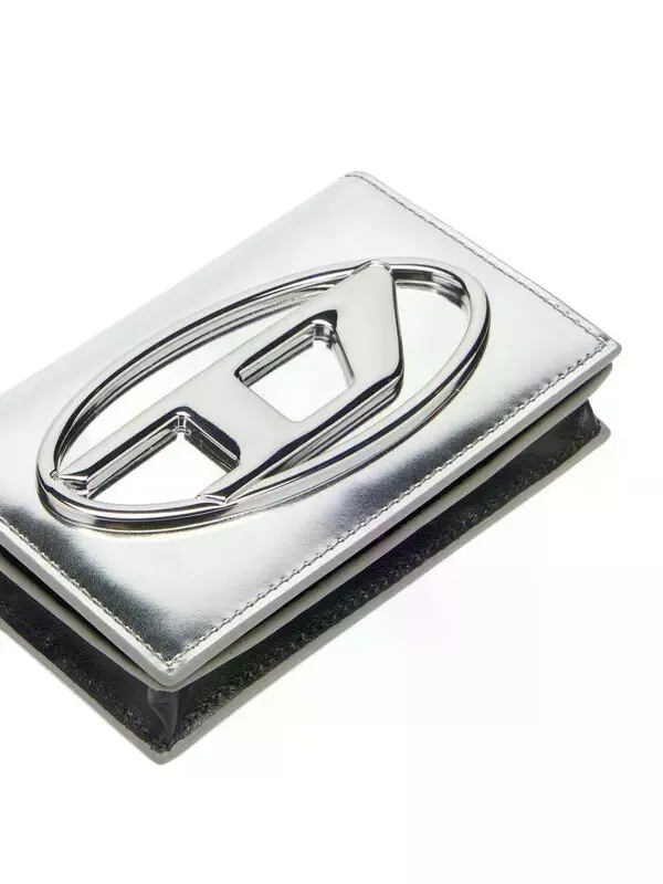 DIESEL® 1dr Card Holder - Silver