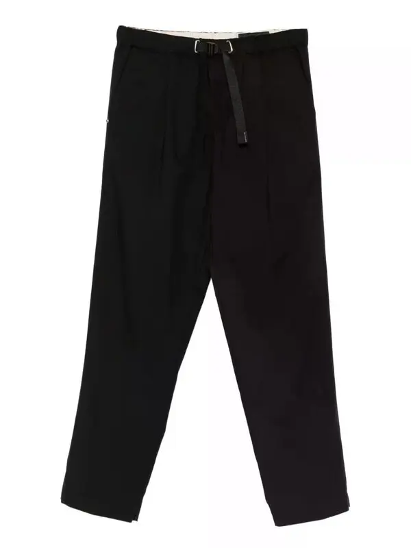 WHITE SAND Adjustable-belt Trousers