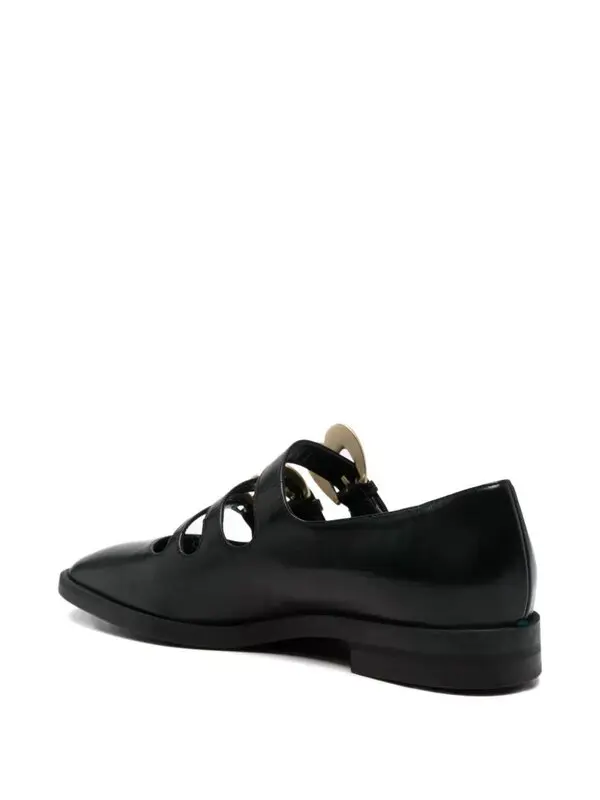 A.BOCCA Buckle Strap-detail Flat Pumps