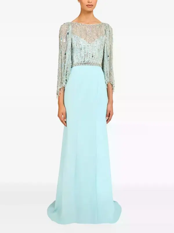 Jenny Packham Embellished Maxi Dress