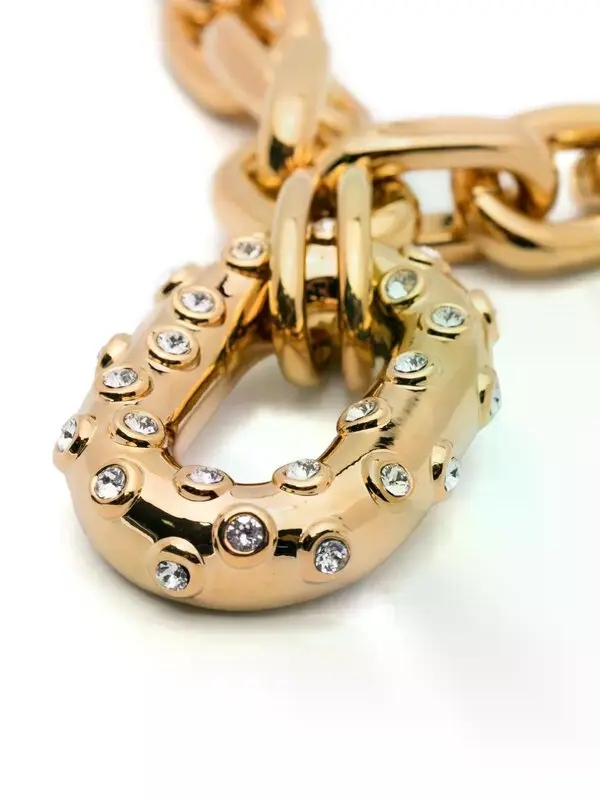 Rabanne Crystal-embellished Chain Necklace