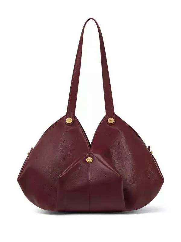 Versace Protea Leather Shoulder Bag