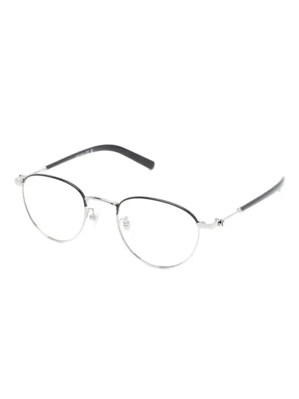 Montblanc Round-frame Eyeglasses - Silver