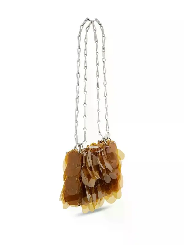 Rabanne Disc-chain Shoulder Bag - Brown