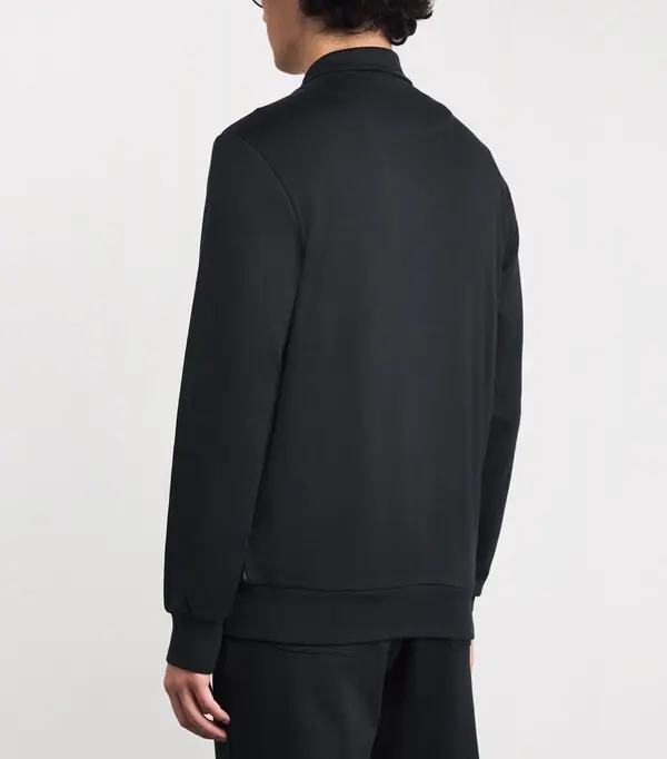 Eleventy Cotton-blend Logo Track Jacket