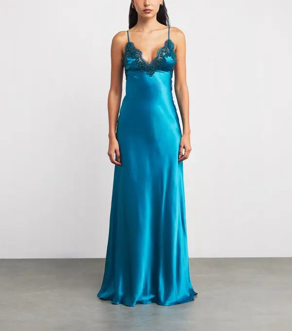 Rosamosario Silk Maxi Nightdress