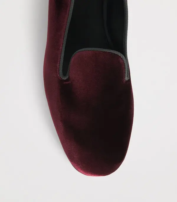 Eleventy Velvet Loafers