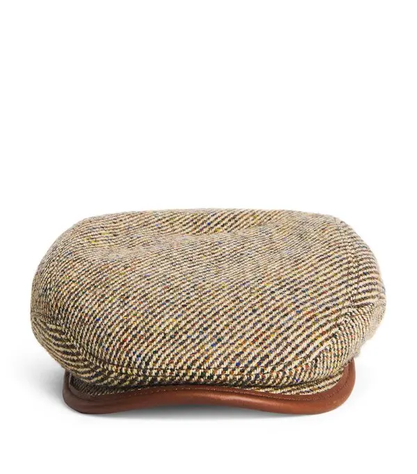 Stetson Wool-blend Tweed Driver Cap - Beige