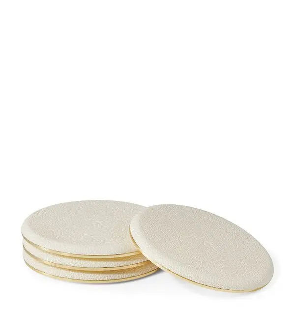 Aerin Set Of 4 Shagreen Coasters
