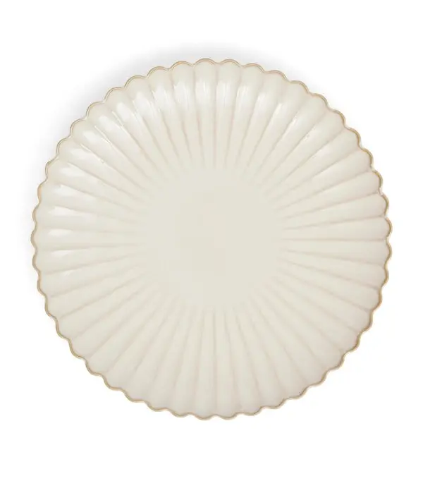 MAISON MARGAUX Set Of 4 Shell Dinner Plates - Neutral