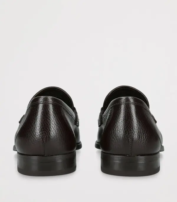 Magnanni Leather Horsebit Loafers