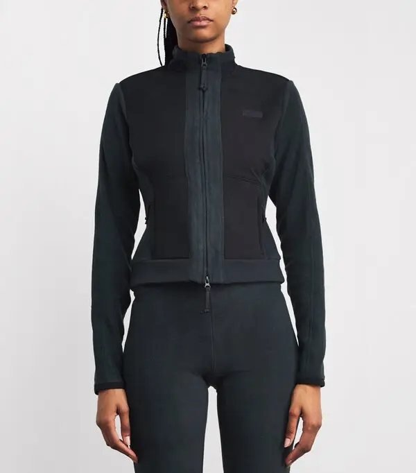 SKIMS Fleece Fitted Jacket - Blue