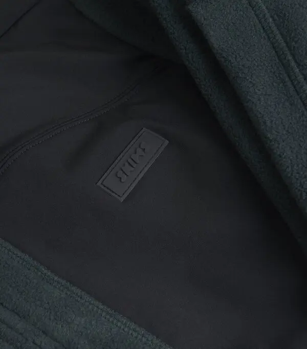 SKIMS Fleece Fitted Jacket - Blue