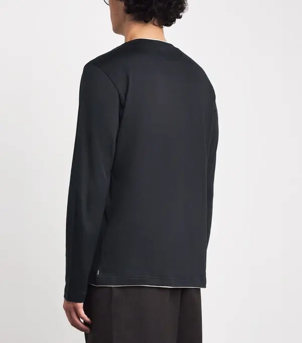 Eleventy Cotton Long-sleeve T-shirt