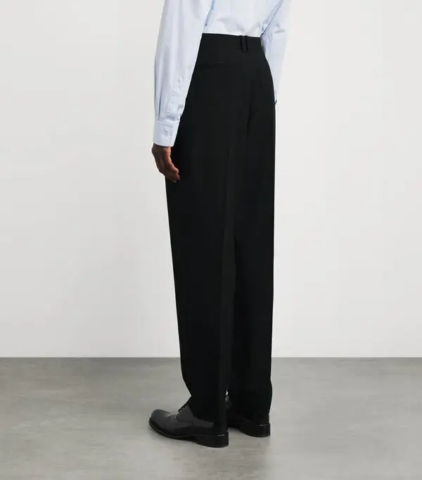 THE ROW Treve Wool Tailored Trousers