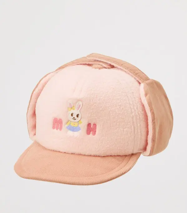 MIKI HOUSE Embroidered Pilot Cap