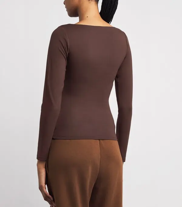 SKIMS Smooth Layers Square-neck Top
