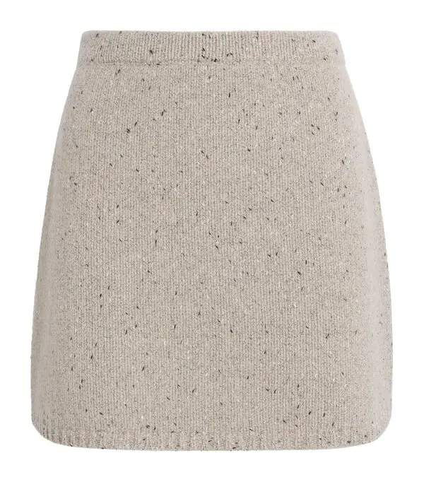 Theory Wool-blend Mini Skirt